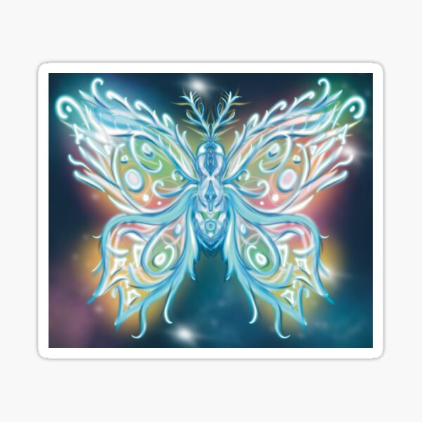 "Starlight Butterfly " Sticker for Sale by thatmacko | Redbubble