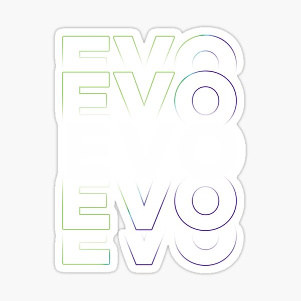 "EVO..." Sticker for Sale by SuhenFantasyArt | Redbubble