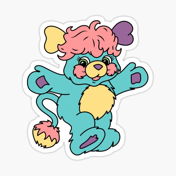 "Vintage 80s Popple" Sticker for Sale by brittanykald | Redbubble