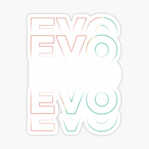 "EVO..." Sticker for Sale by SuhenFantasyArt | Redbubble