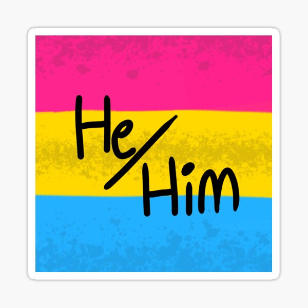 "Pansexual Pan Panromantic He/him Pronoun Pin Pride Flag LGBT LGBTQIA ...