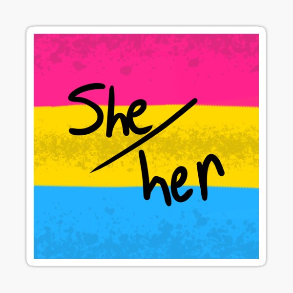 "Pansexual Pan Panromantic She/her Pronoun Pin Pride Flag LGBT LGBTQIA ...