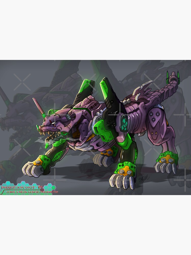 "Original Mecha Design - ZXE 01" Sticker for Sale by 3RDZERO | Redbubble