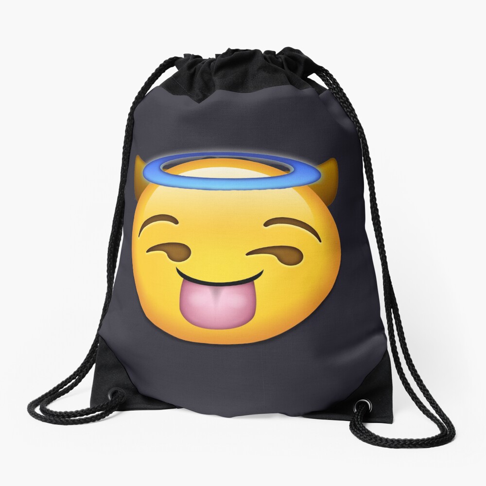 "Baddie Emoji" Drawstring Bag for Sale by Philltoons | Redbubble