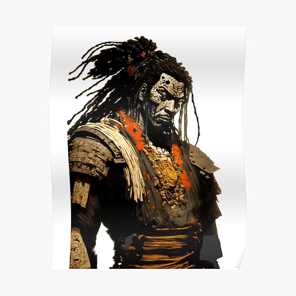 "Yasuke Black Samurai in 1579 Feudal Japan" Poster for Sale by ...