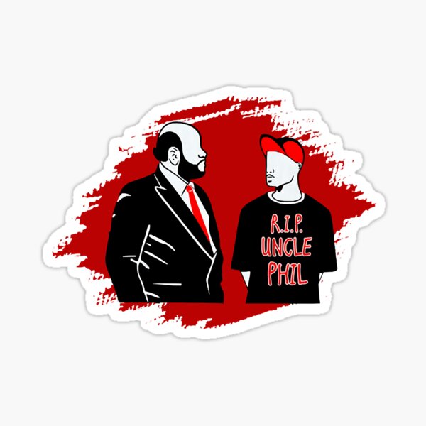 "uncle phil" Sticker for Sale by KhanhPalatien | Redbubble