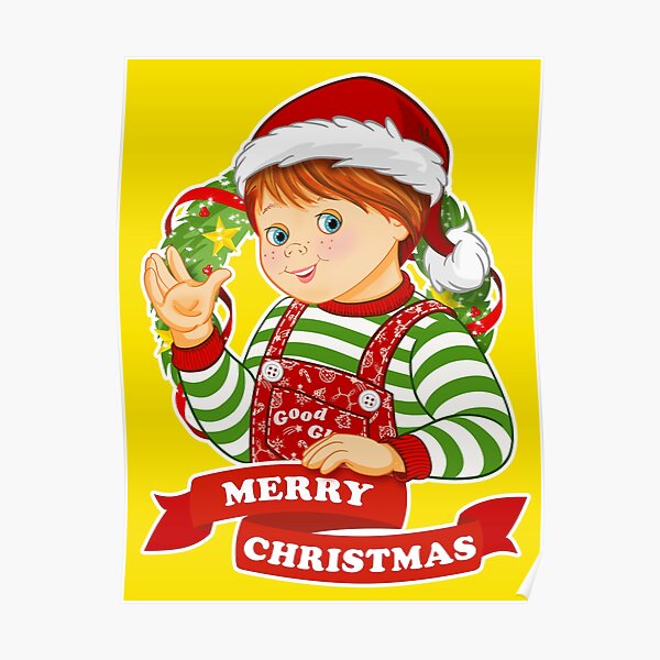 "Child's Play - Merry Christmas - Chucky" Poster by RG-Love | Redbubble