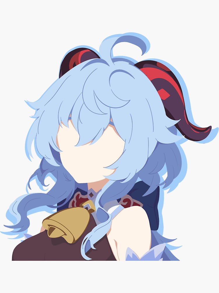 "Ganyu - Genshin Impact" Sticker for Sale by Butterdeer | Redbubble