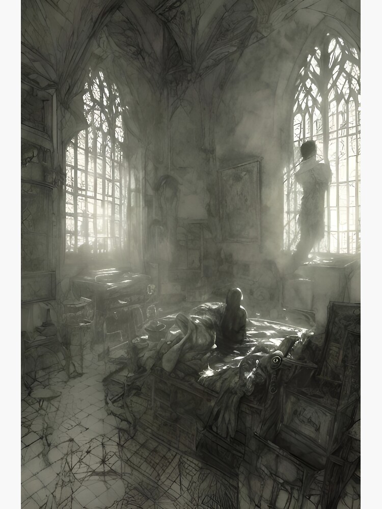 "Fantasy lunatic asylum #19" Sticker for Sale by PixaPexel | Redbubble