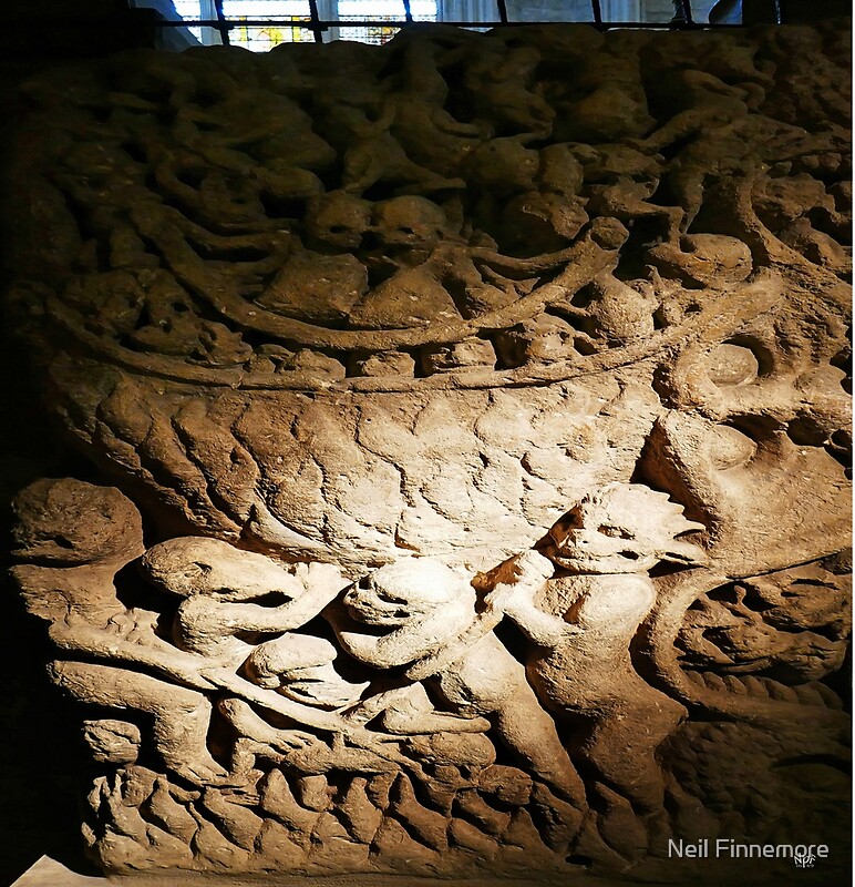 "THE DOOM STONE, Crypt of York Minster, York, Yorkshire, England" by ...