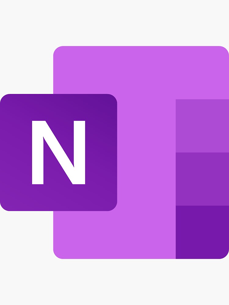 "Onenote" Sticker for Sale by MrShy | Redbubble