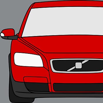 "Volvo C30 2006-2010 red" Sticker for Sale by EdimDesign | Redbubble