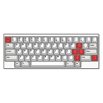 "Mechanical Keyboard - HHKB" Art Board Print for Sale by Mech001 ...