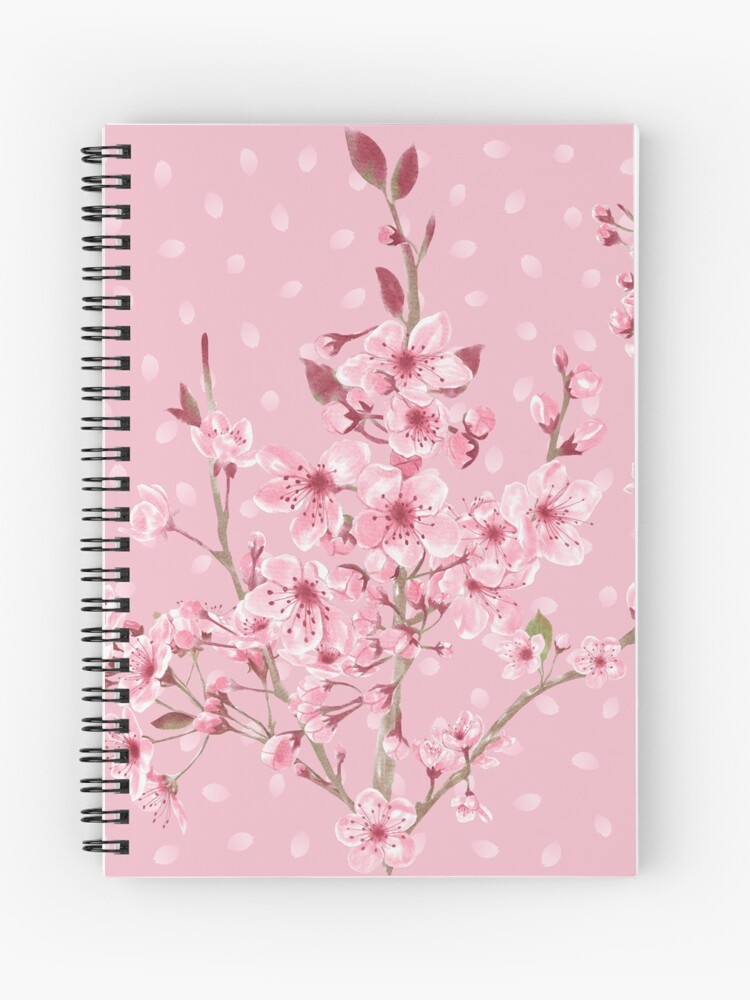 Printable Cherry Blossom Binder Cover