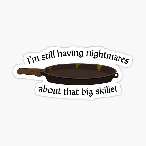 "Disenchantment Stickers - Big Skillet " Sticker for Sale by ...