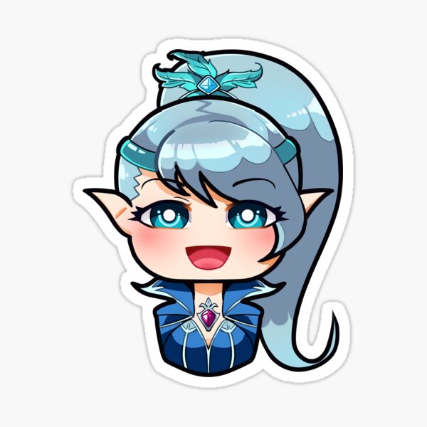 "Miya Mobile Legends - chibi" Sticker for Sale by MilkTeaMari | Redbubble