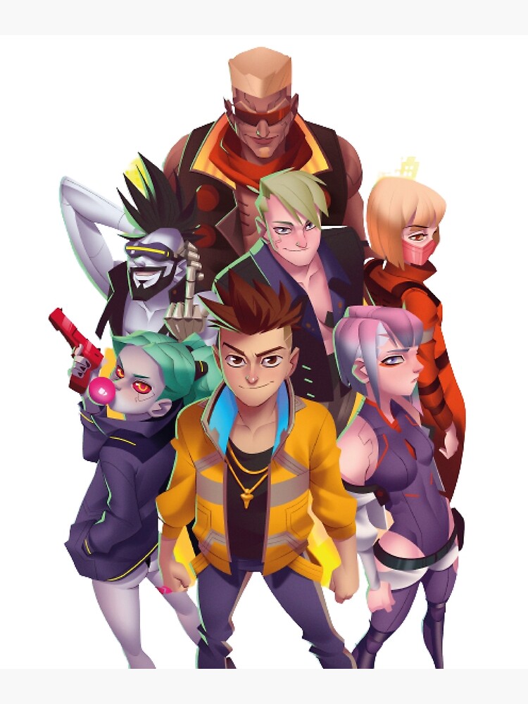 "Characters Of Cyberpunk Edgerunners Anime" Poster for Sale by justwish ...