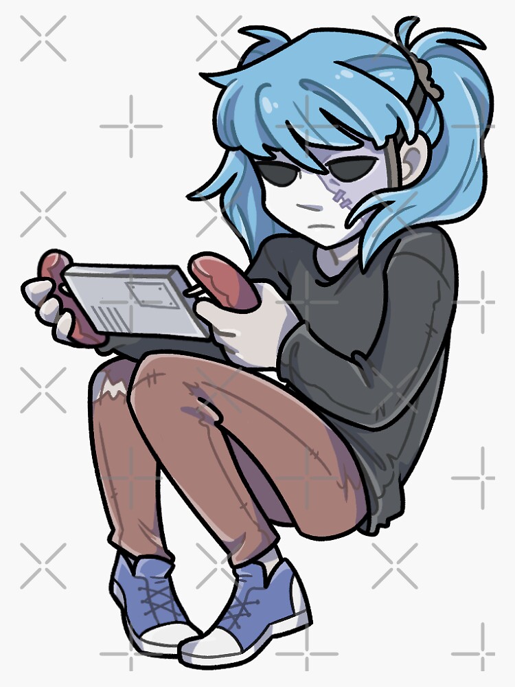 "Sally [Sally Face]" Sticker for Sale by RenemArtShop | Redbubble