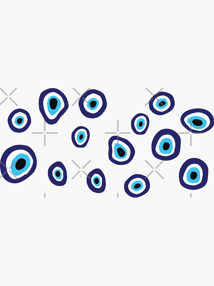 "evil eye and karma" Sticker for Sale by ridi0ne | Redbubble