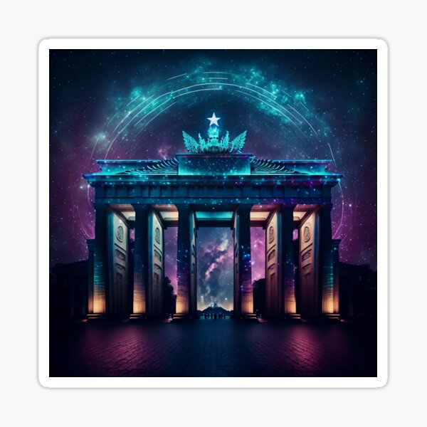 "Brandenburger Tor" Sticker for Sale by fadetocolour | Redbubble