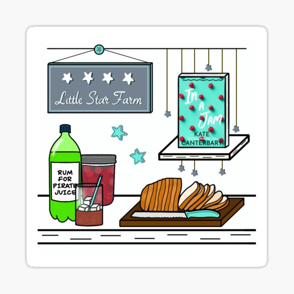 "In A Jam - Kate Canterbary" Sticker for Sale by bookshelfsketch ...