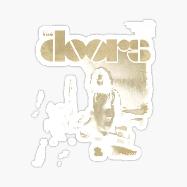 "JIM MORRISON ON STAGE" Sticker for Sale by sagherervenk | Redbubble