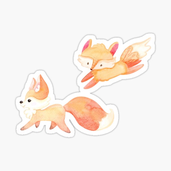 "Foxy Best Friend" Sticker for Sale by Kamii11 | Redbubble