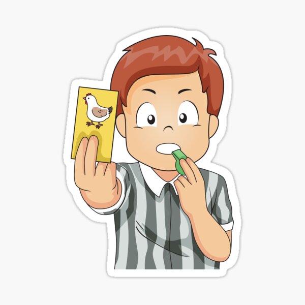 "Foul Yellow Card" Sticker for Sale by M0dasser | Redbubble