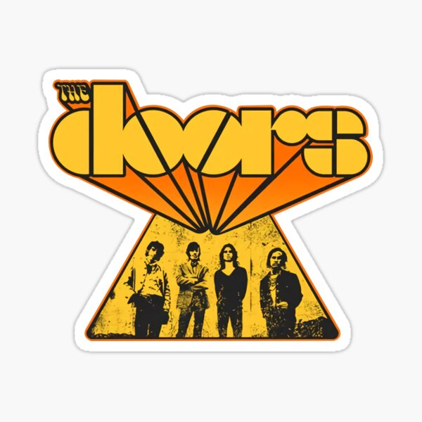 "THE DOORS 1970 TOUR" Sticker for Sale by sagherervenk | Redbubble