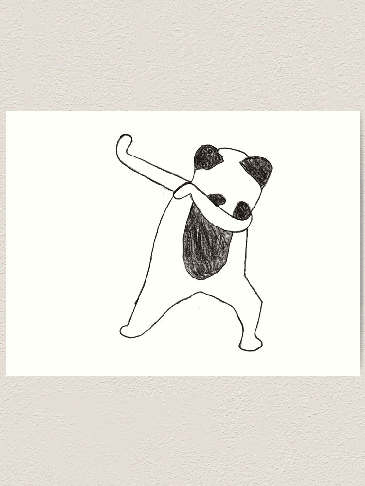 "Dabbing Panda" Art Print for Sale by iblushay | Redbubble