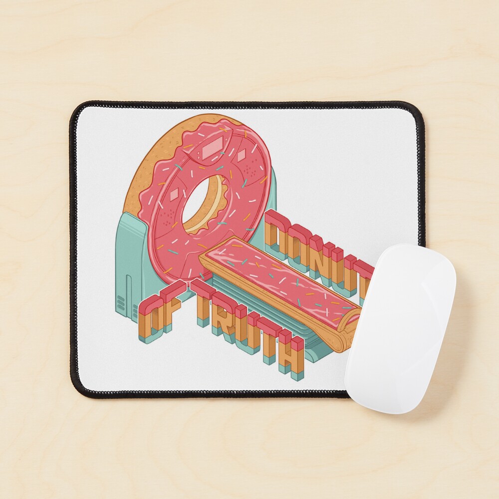 "Donut of truth - CT donut scanner isometric illustration" Sticker for ...