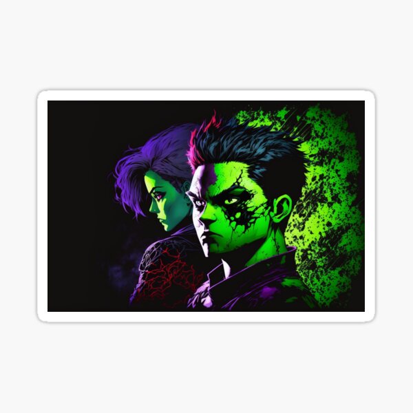 "Raven and Beast Boy" Sticker for Sale by LilBruisesKornr | Redbubble
