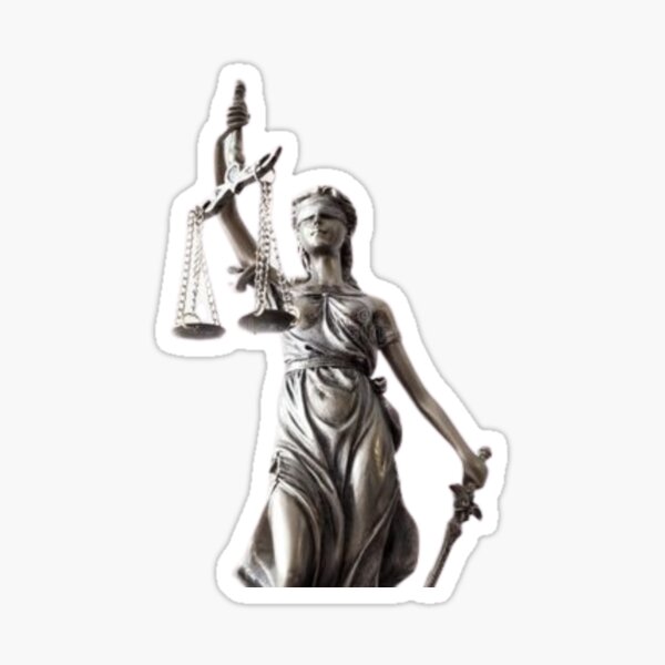 "Justice" Sticker for Sale by Bloc2 | Redbubble