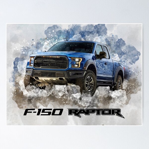 "Ford F150 Raptor" Poster for Sale by coolmathposters | Redbubble