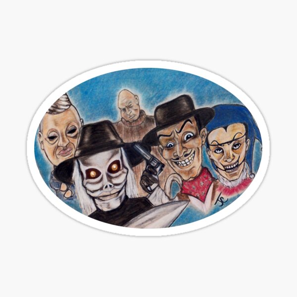 "Killer Puppets" Sticker for Sale by theartofjc | Redbubble