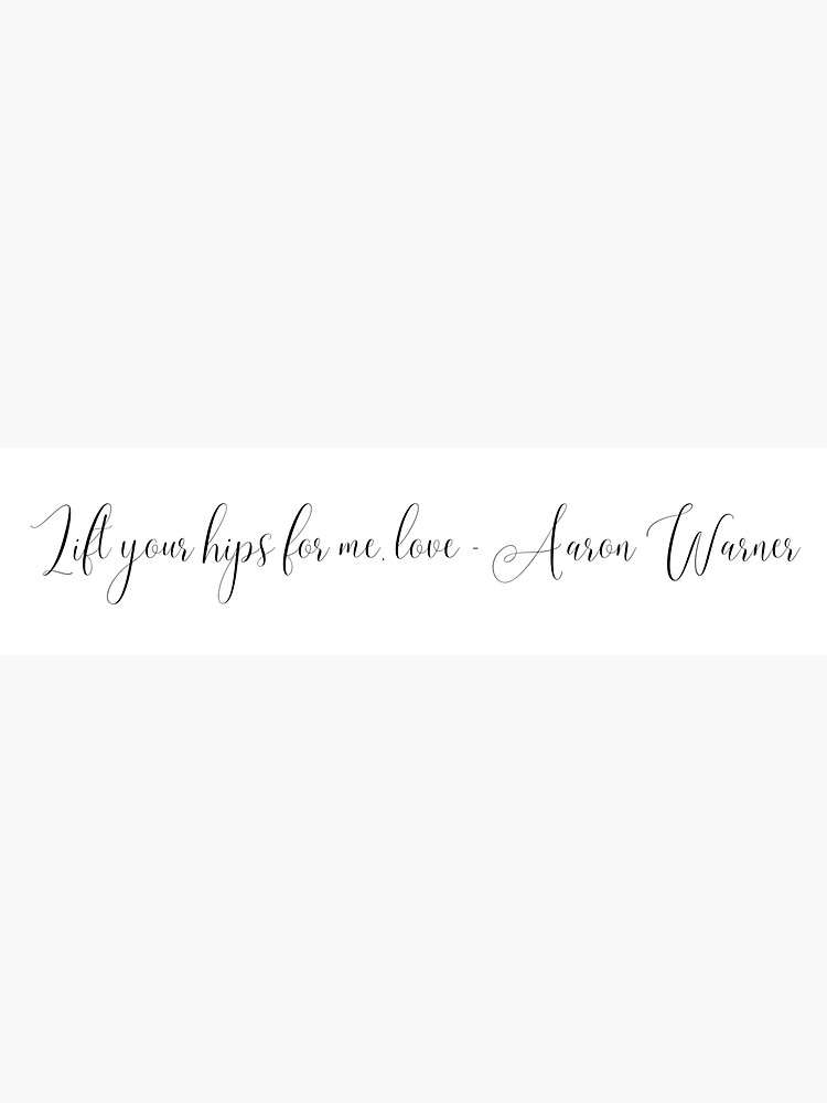 "LYHFML Aaron Warner" Sticker for Sale by midnightglaze | Redbubble