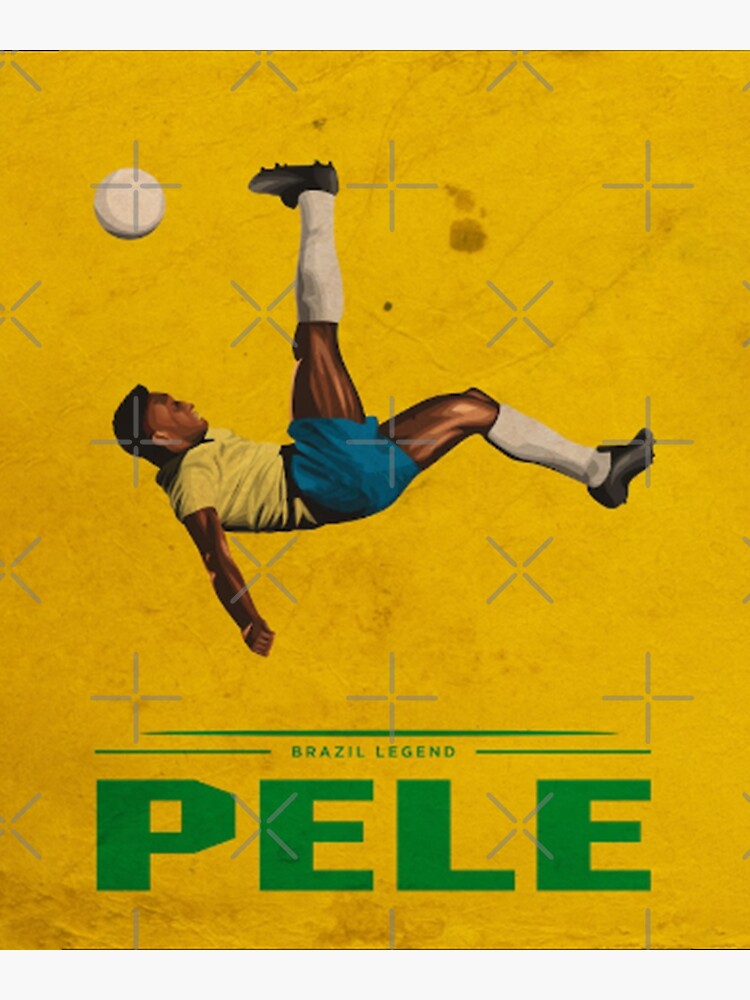 "Pele RIP LEGEND 2023 KING" Sticker for Sale by ZexaShop | Redbubble