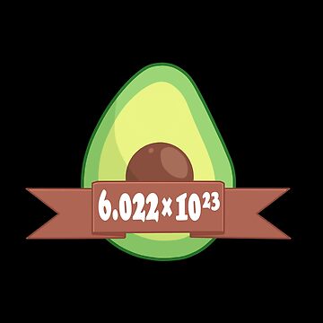 "Avocado drawing with avogadro's number" Classic T-Shirt for Sale by ...