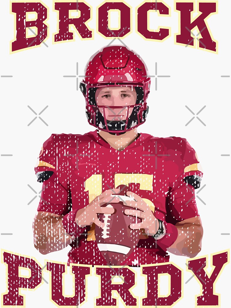 "Down 'N Purdy #13 Brock Purdy" Sticker for Sale by GEAR--X | Redbubble