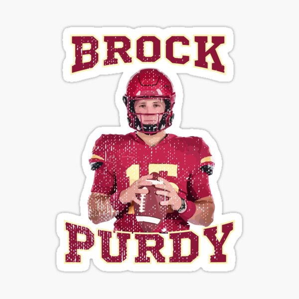 "Down 'N Purdy #13 Brock Purdy" Sticker for Sale by GEAR--X | Redbubble