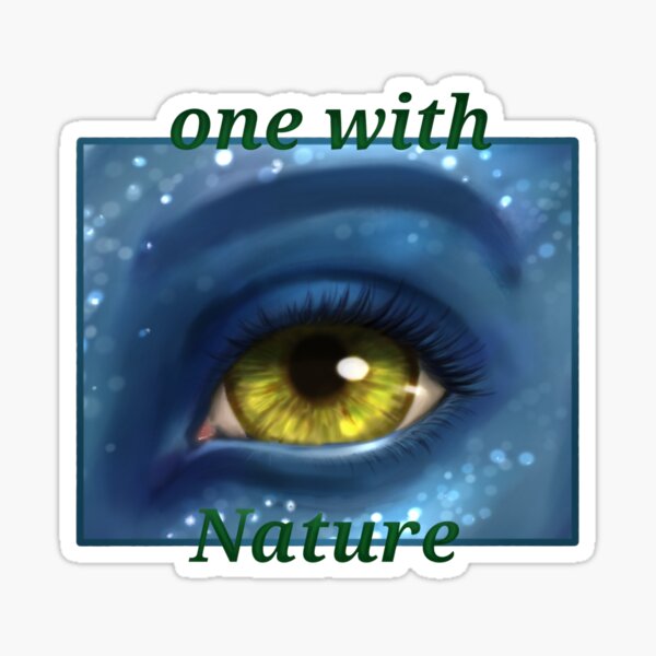 "One with nature" Sticker for Sale by TrixianArt | Redbubble