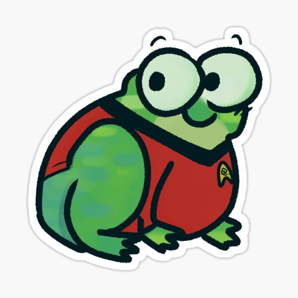 "mr frog" Sticker for Sale by Art-Bloop | Redbubble