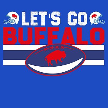 "Let's Go Buffalo Retro Buffalo Bills" Poster for Sale by khoukha | Redbubble