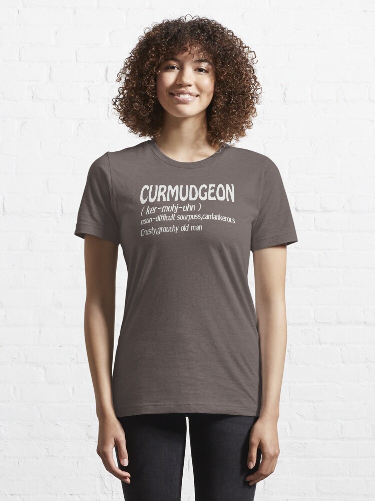 "Christmas Gift Curmudgeon definition SU915 New Product" T-shirt by ...