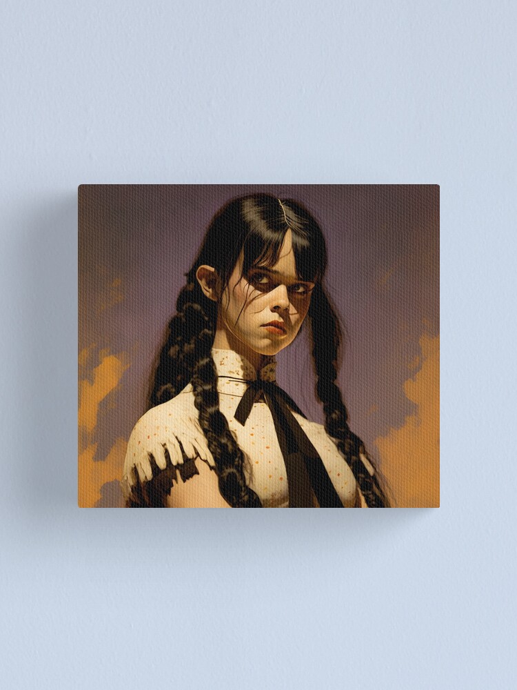"Wednesday Addams, Ai-Generated Art, Netflix, Netflix Fun Art, Addams ...
