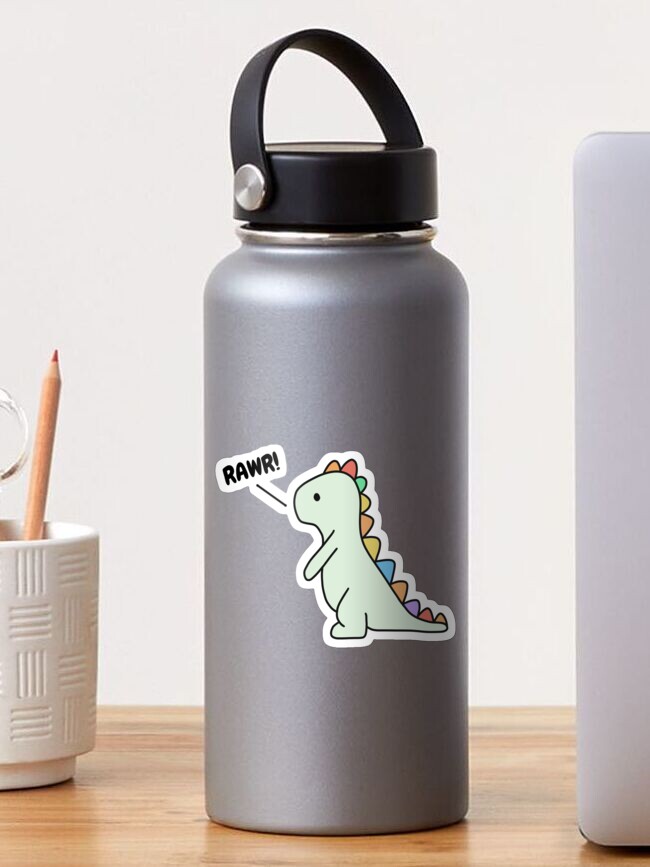 "Dinosaur Rawr " Sticker for Sale by Kajleq | Redbubble