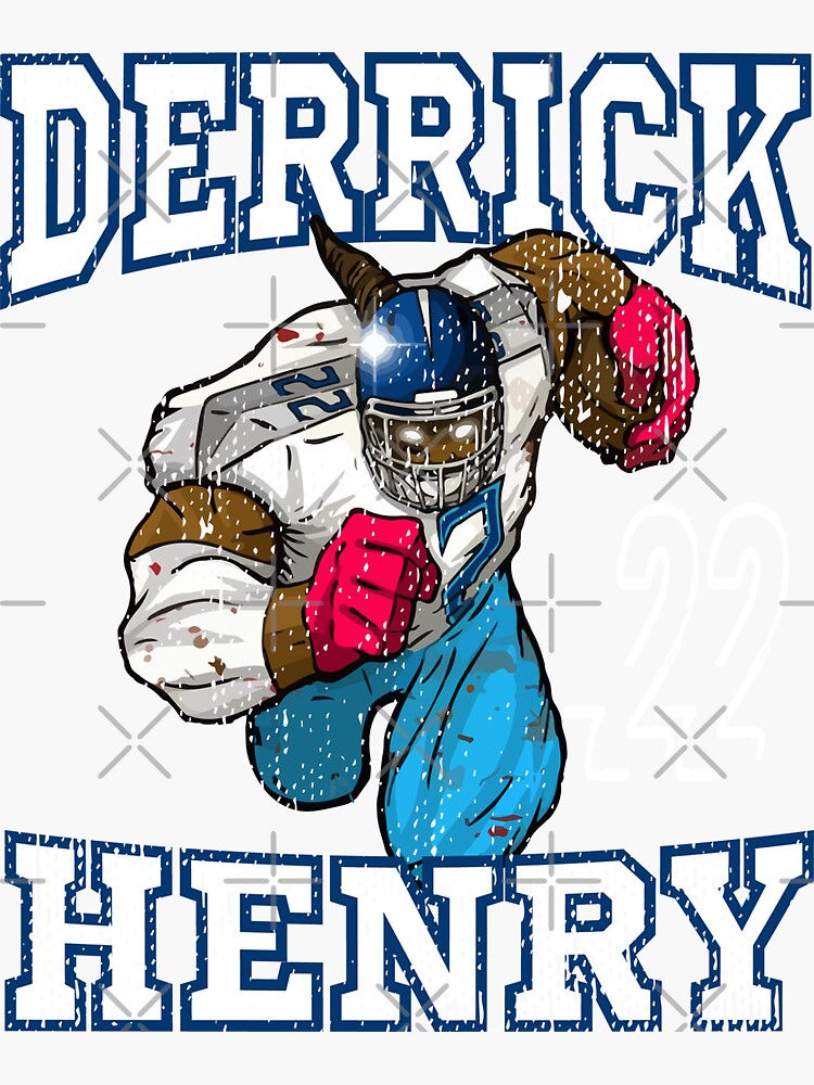 "Derrick Henry - King Henry" Sticker for Sale by GEAR--X | Redbubble