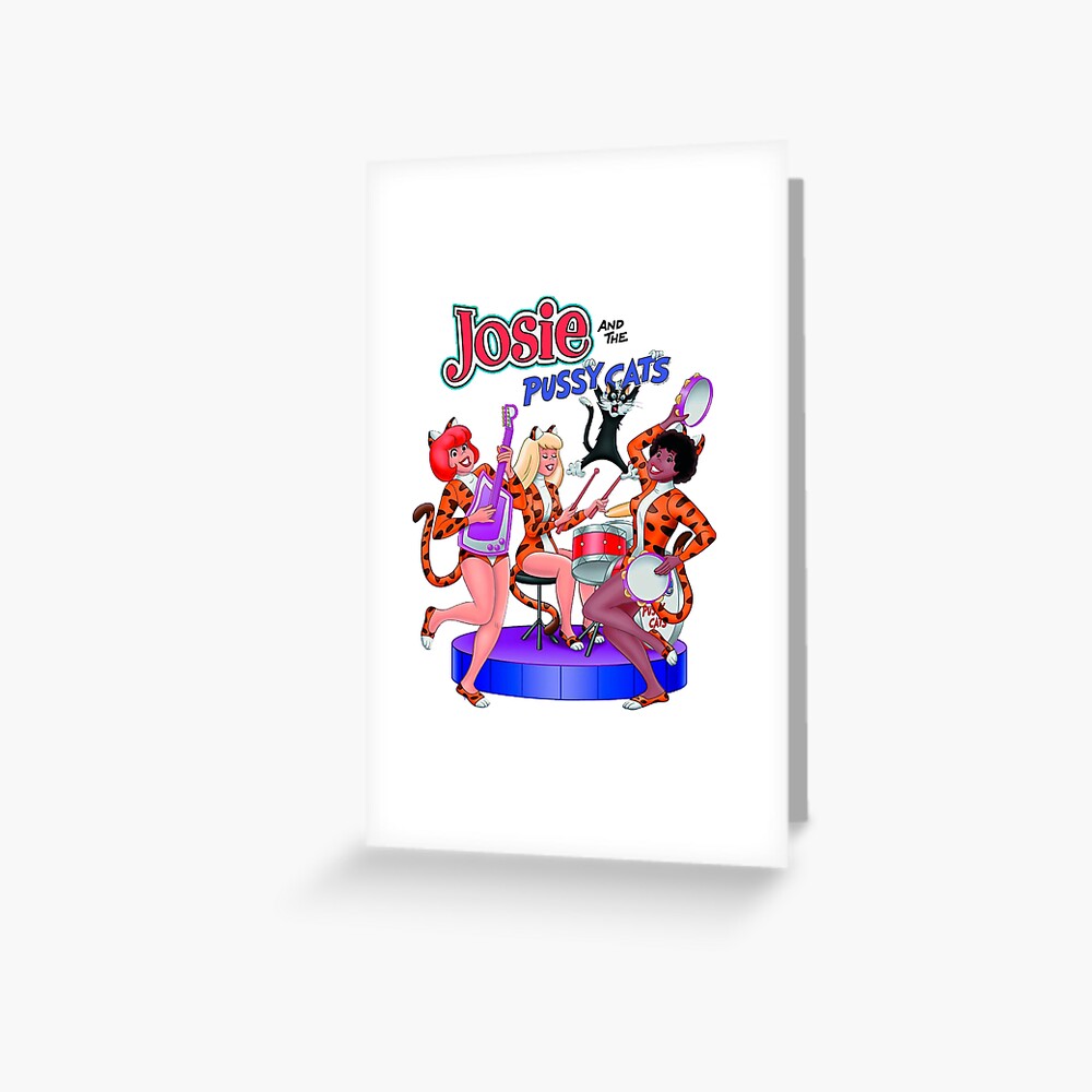Josie And The Pussycats Rock Stars Greeting Card By Gsunrise Redbubble