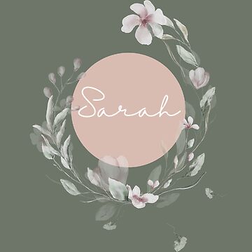"Sarah" Sticker for Sale by RealSimple | Redbubble