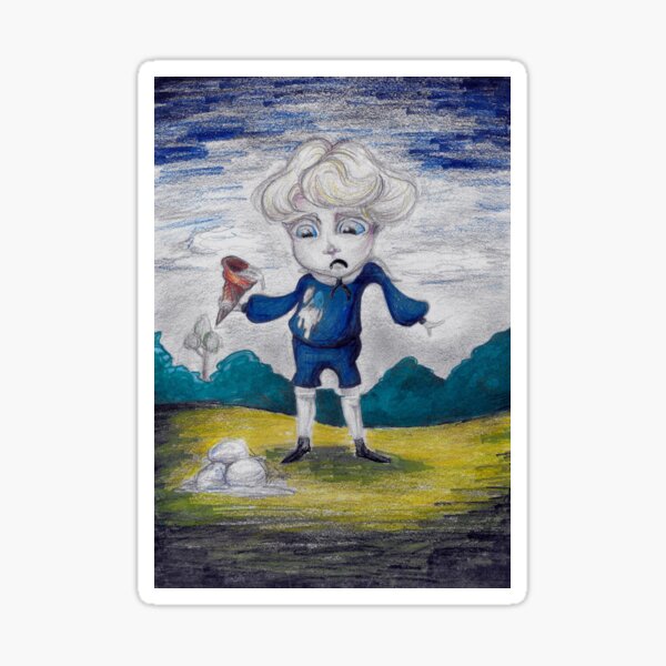 "Coraline Blue Boy" Sticker for Sale by m1nkymolly | Redbubble